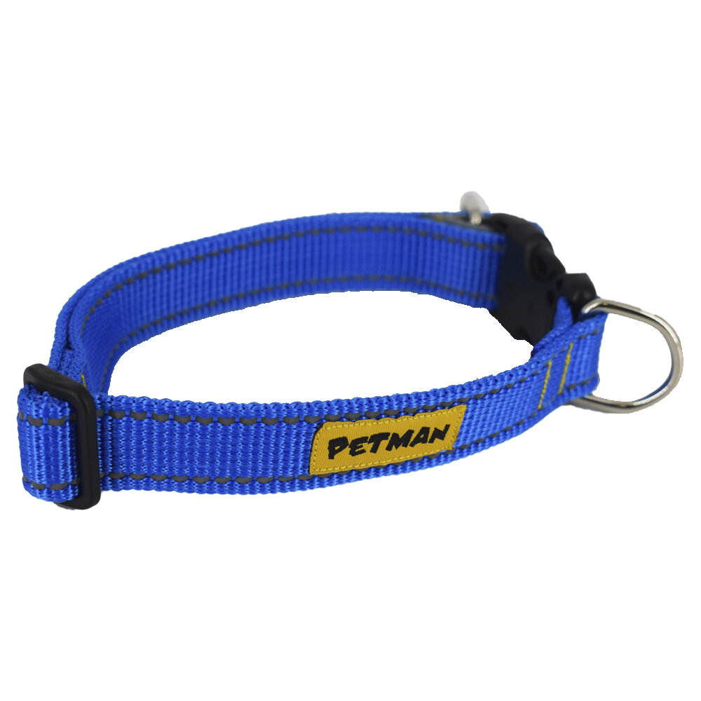 Ошейник регулируемый с двумя полукольцами 25 мм, 40-60 см