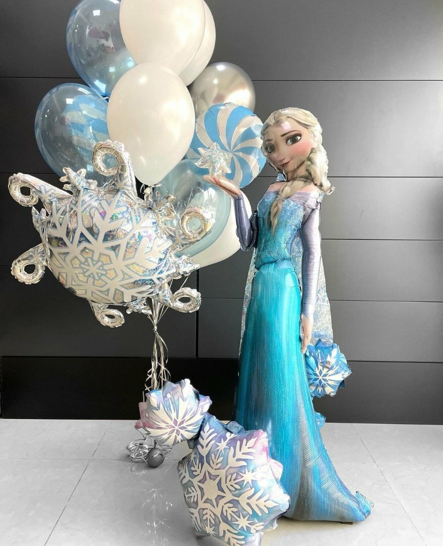 Композиция из шаров «Зльза. Холодное сердце»