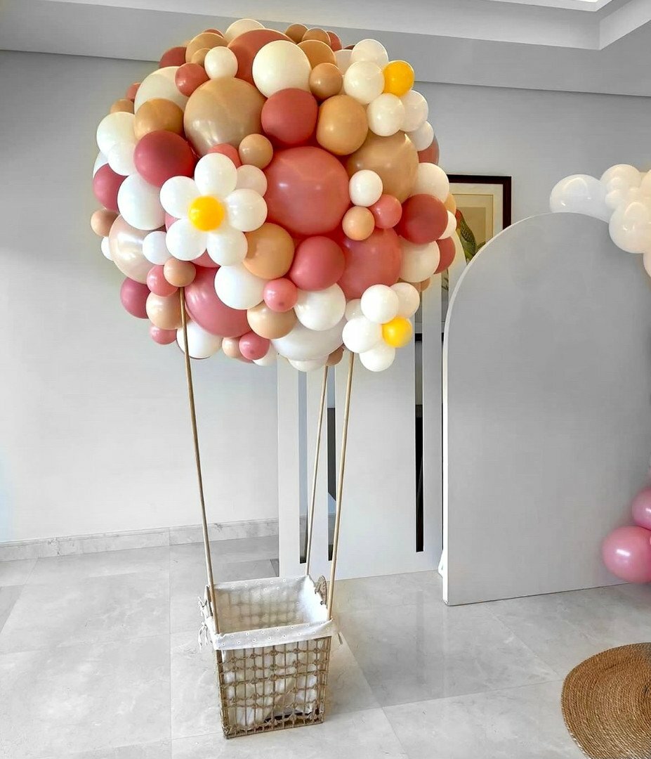 Фотозона для детей «Воздушный шар с корзиной»