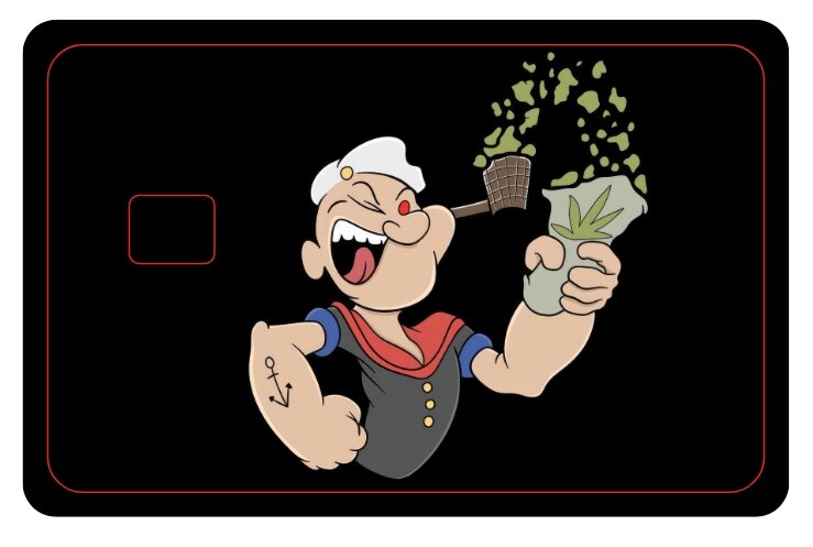 Наклейка на банковскую карту, стикер на карту, мемы, приколы, комиксы, стильная наклейка