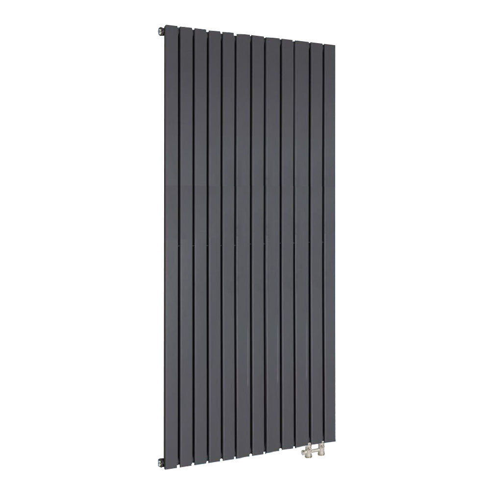 Стальной радиатор КЗТО В 1 -1750-12 нп прав, черный структурный шелк