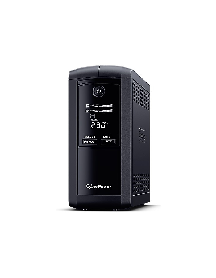 CyberPower VP1000EILCD ИБП {Line-Interactive, Tower, 1000VA/550W USB/RS-232/RJ11/45 (6 IEC С13), 12В/9 Ач х 1}