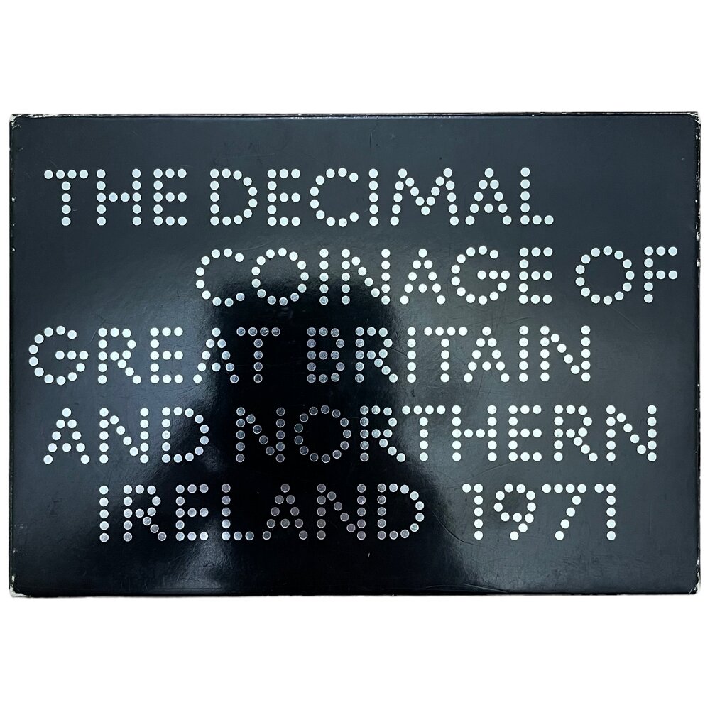 Великобритания, набор 1/2, 1, 2, 5, 10, 50 пенсов "Coinage of Britain & Northern Ireland" 1971 г.