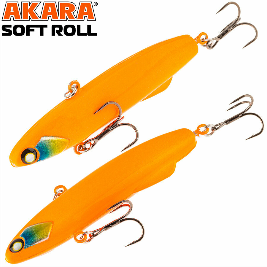 Воблер Akara раттлин Soft Roll 80 мм 28 гр. A163