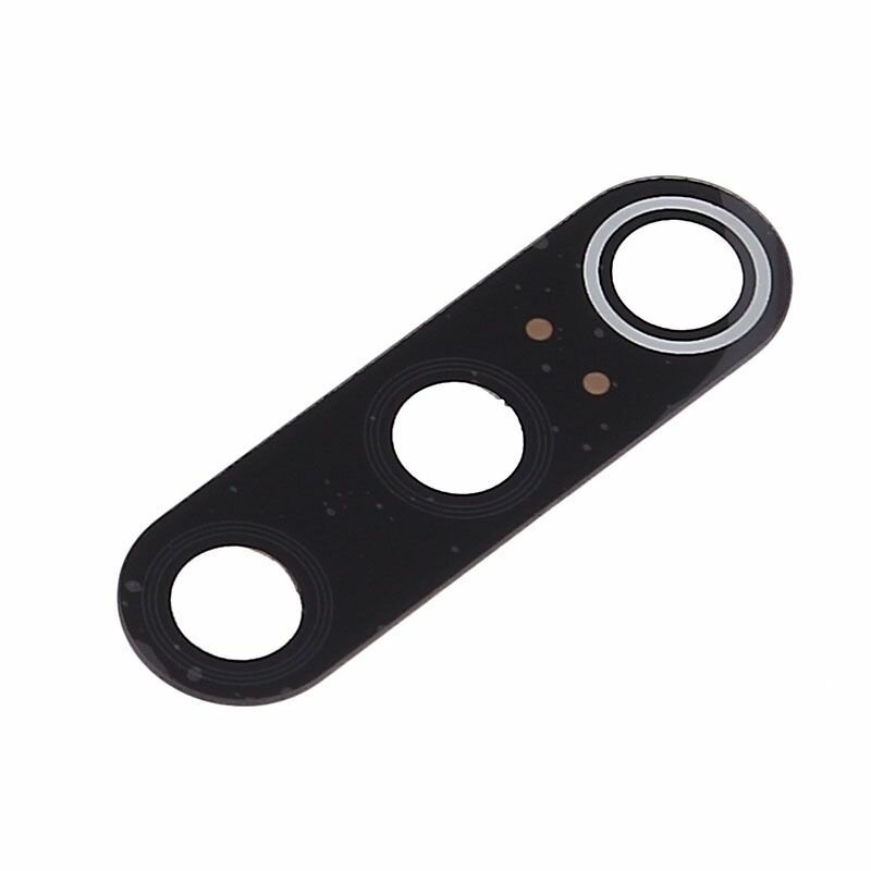 Стекло задней камеры для Xiaomi Mi 9 Черное - для замены