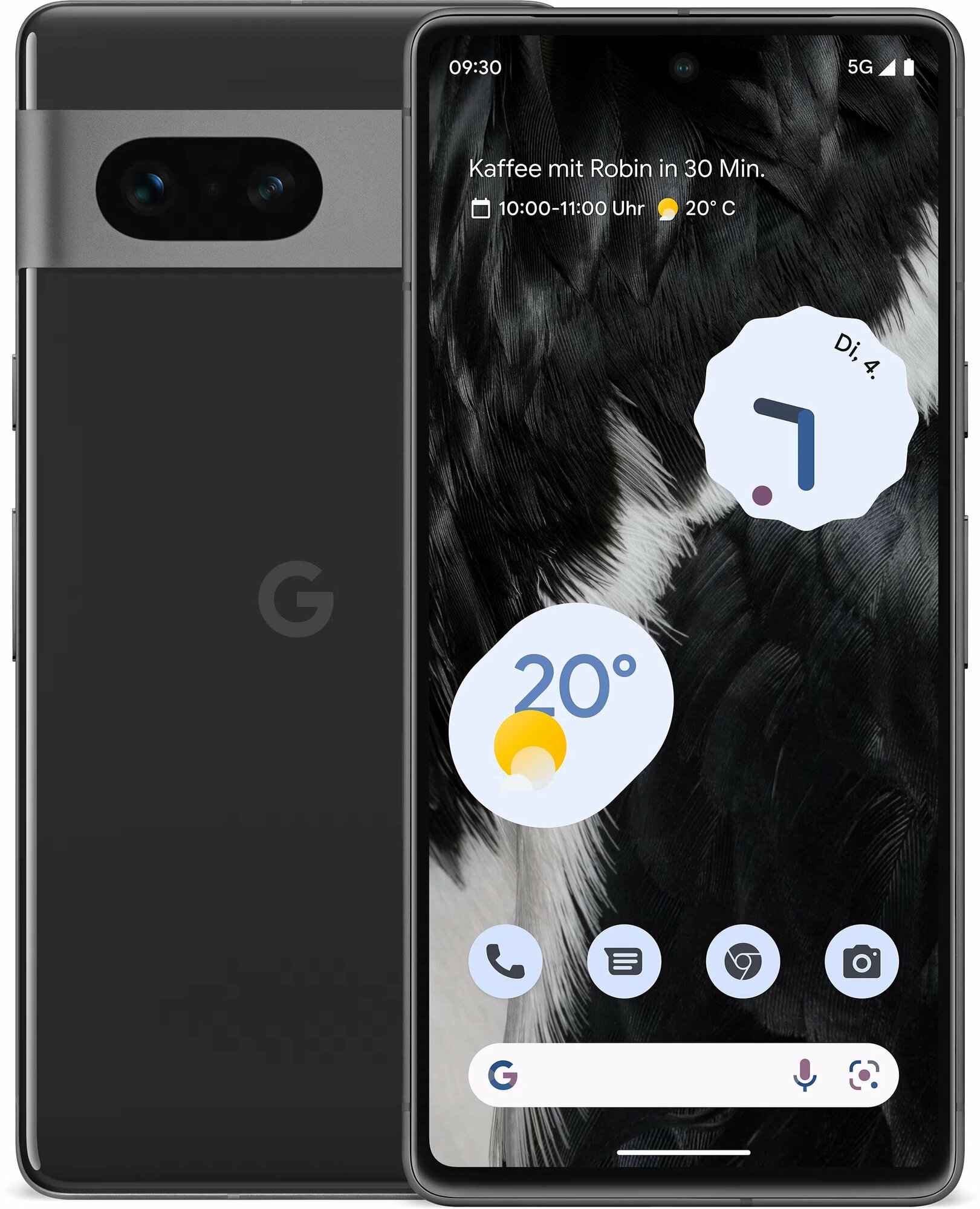 Смартфон Google Pixel 7 8/128Gb Global Obsidian Black, экран 6,32"