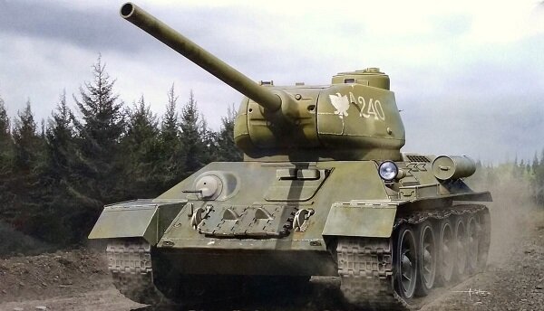 13554 Acadeemy Танк Т-34/85 "завода №183" 1/35