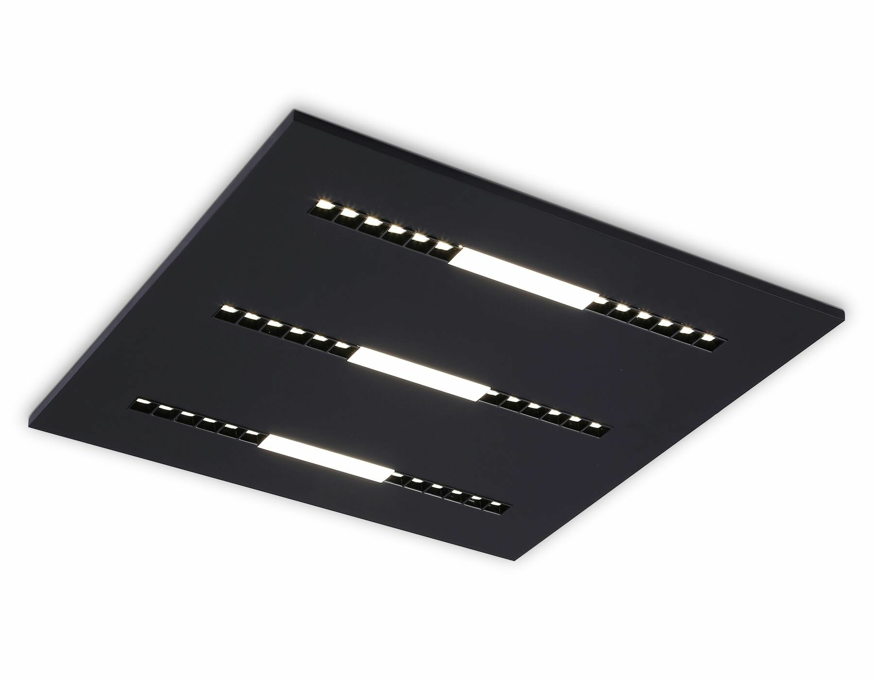 Светодиодная панель в стиле техно, 48W 4000K 175-265V IP20 4080LM 595*595*14, черный