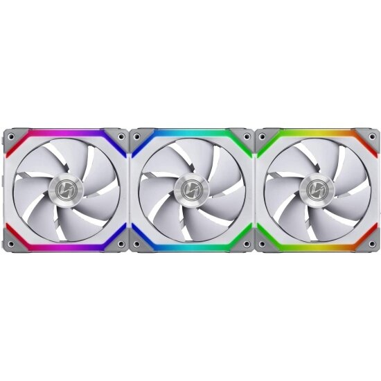 Вентиляторы для корпуса Lian LI UNI FAN SL 120 White aRGB PWM 120mm 3pcs G99.12UF3W.00