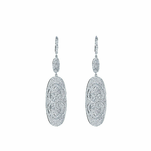 Серьги ELEMENT47, серебро, 925 проба, фианит