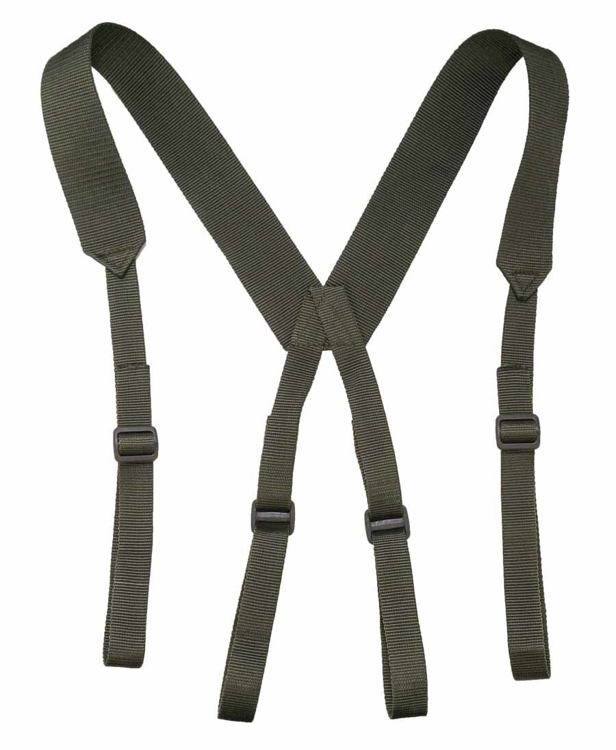 Лямки Strike на тактический пояс плечевые под бронежилет, олива