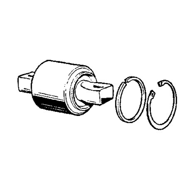 EMMERRE 972519 (972519_EM) р / к реакт. тяги v-обр центр сайлентблок d x152 отв d25 \mb actros