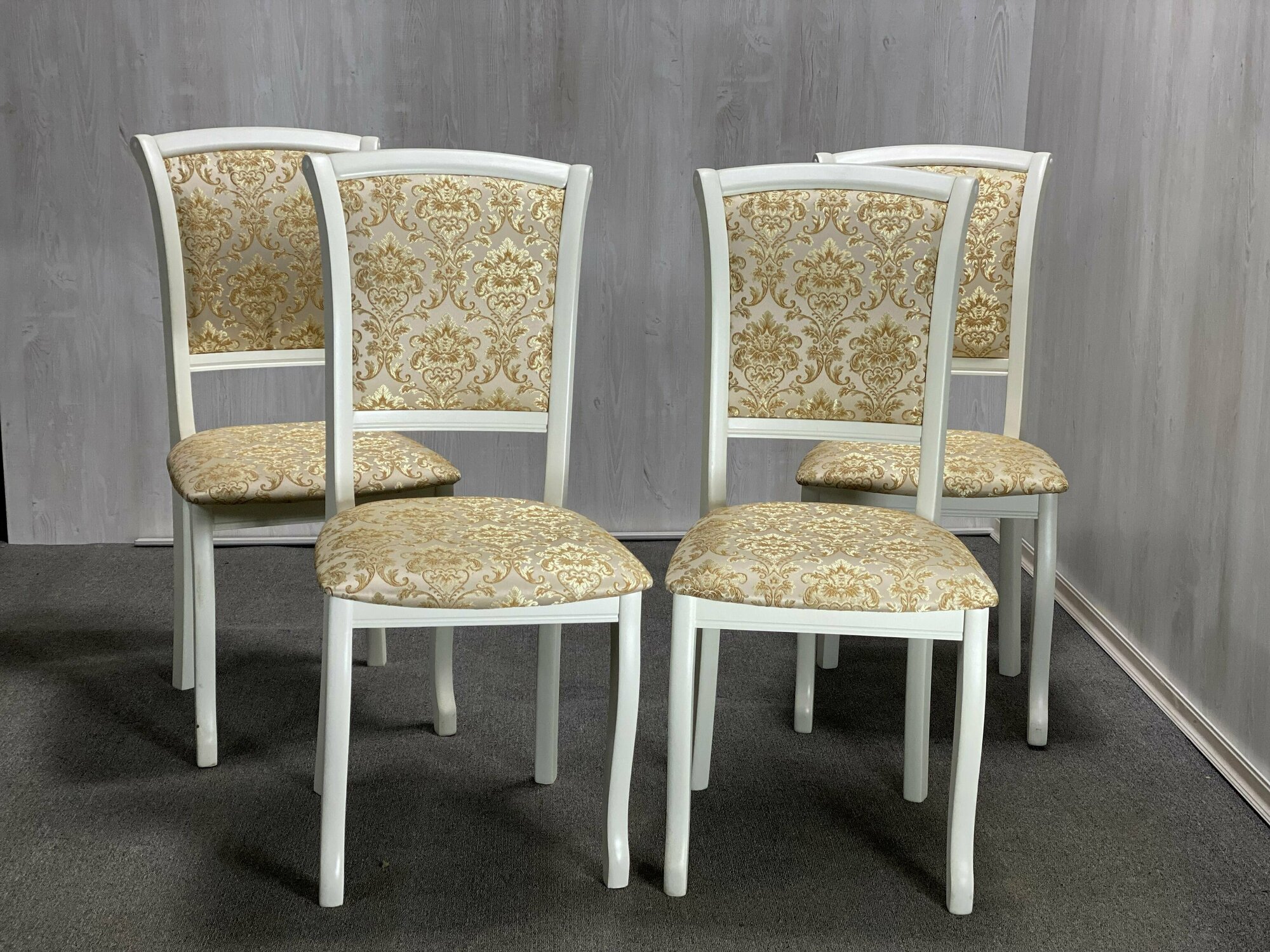 Комплект стульев, набор стульев для кухни и гостиной, стулья из бука 4 шт