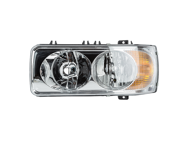 DEPO 450-1101L-LD-EM (1641742) фара левая с указателем поворота с корректором h7 / h1 \ daf lf45 / 55, cf65 / 75