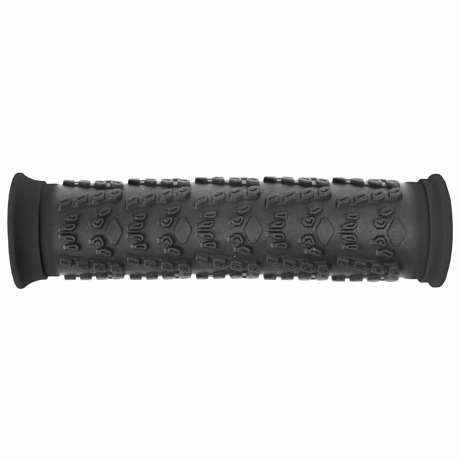 Ручки на руль для велосипеда, грипсы M-WAVE резиновые антискользящие M-WAVE CLOUD TIRE 1 125мм черные