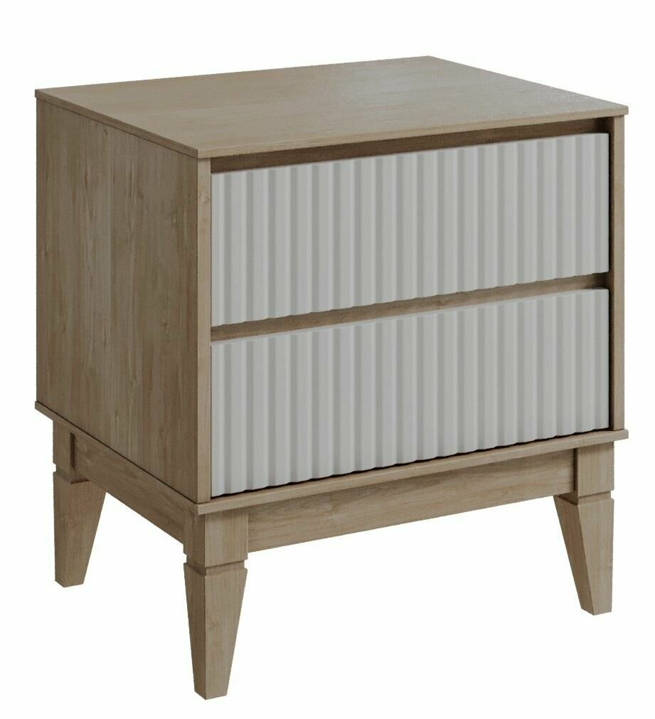 Прикроватная тумба, Тумба прикроватная, белая, Шарк, Владимирская мебельная фабрика