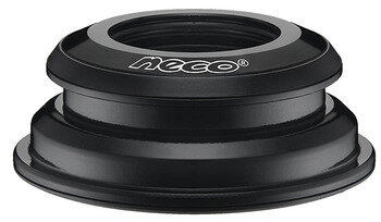 Рулевой набор велосипедный для колонки H156E 1,5"->1-1/8" 44/50мм56/62мм, полуинт березьб, картриджн подш, чашки сталь, черный NECO