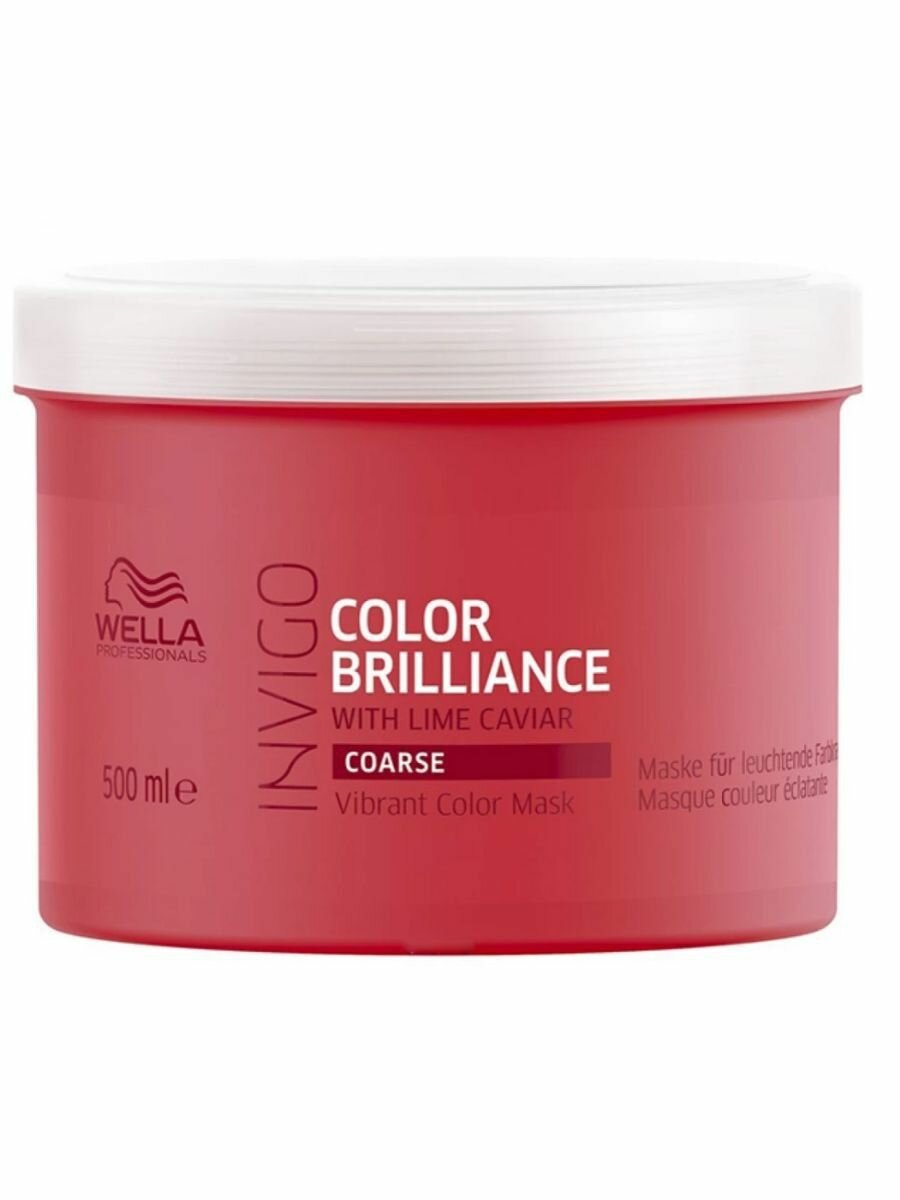 Wella INVIGO Color Brilliance COARSE - Крем-маска для окрашенных жестких волос 500 мл