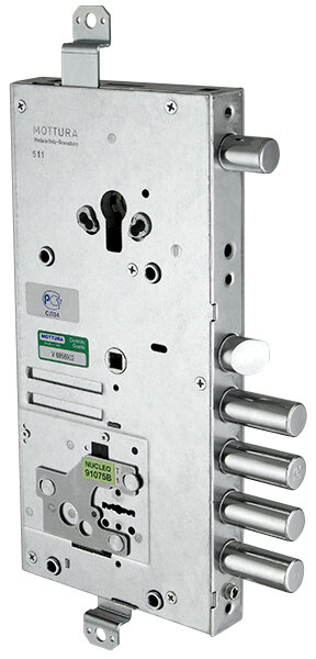 Замок врезной двухсистемный Mottura 54. J919M My Key - Правый