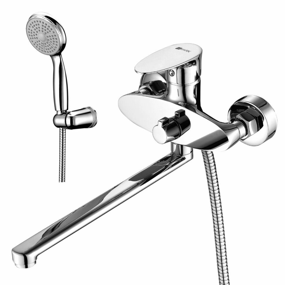 Смеситель для ванны универсальный Lemark Nero LM0251C