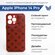 Чехол MEJI Louis Vuitton, для Apple iPhone 14 Pro, полиуретан, коричневый, защит...