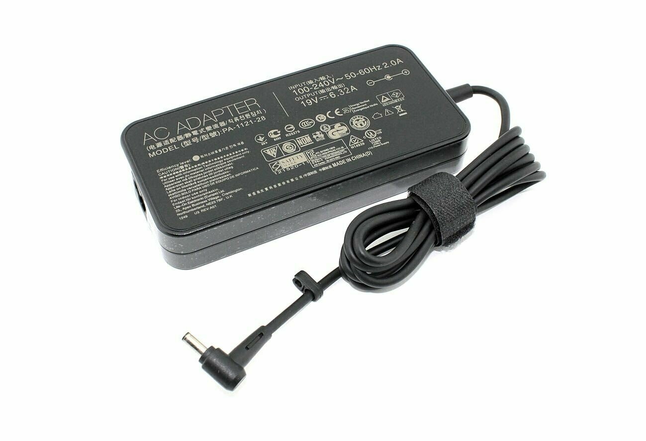 Блок питания для ноутбука Asus EXA1202YH, 6.32A, 19V, 120W, разъем 4,5 x 3,0 mm с ножкой в центре код mb093247