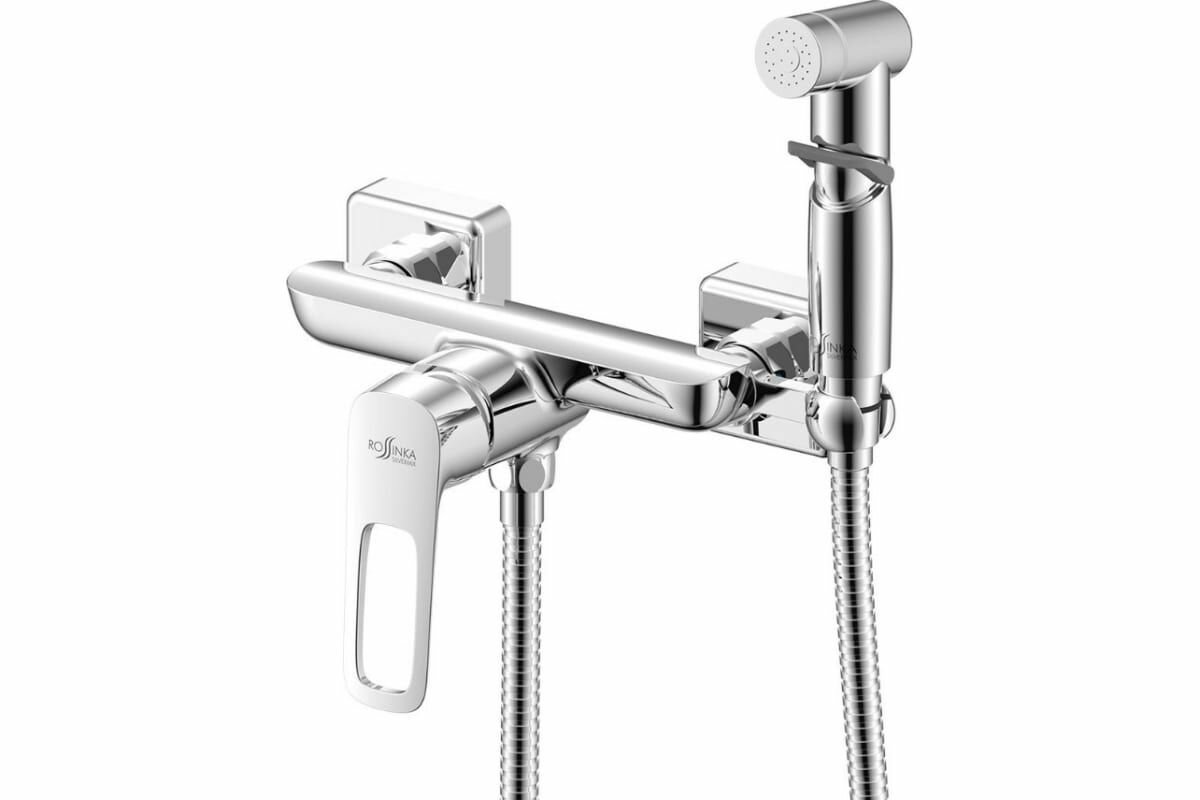 Смеситель с гигиеническим душем Rossinka RS46-52