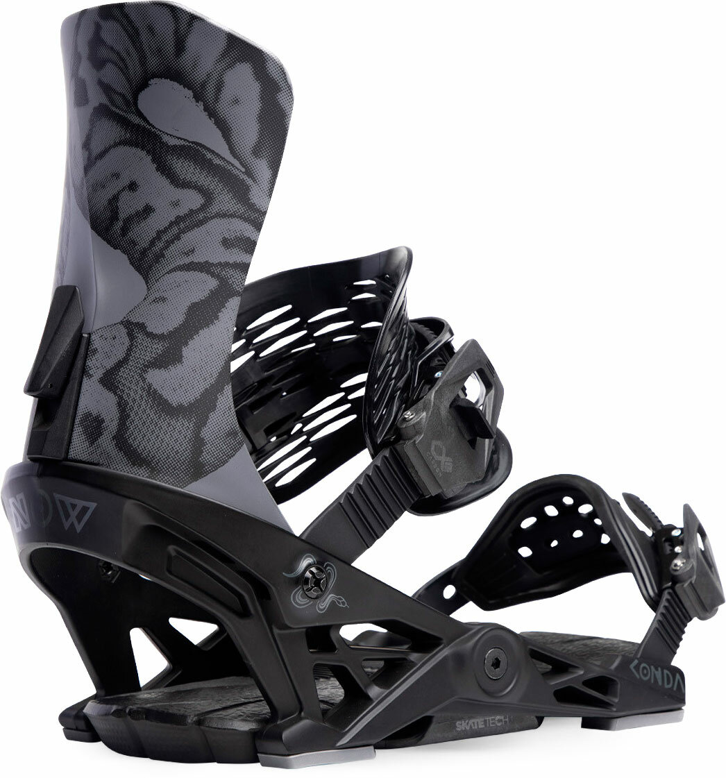 Крепления сноубордические NOW CONDA (23/24) Black/черный, размер M