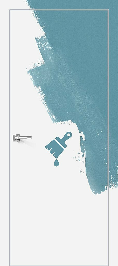 Дверь скрытая Инвизибл Инсайд Al / Цвет Prime/Алюминий / Двери Браво