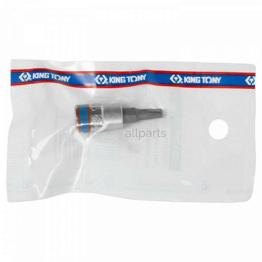 KING TONY 203325 Насадка, бита торцевая 1/4, TORxT25, L 37 мм KING TONY 203325