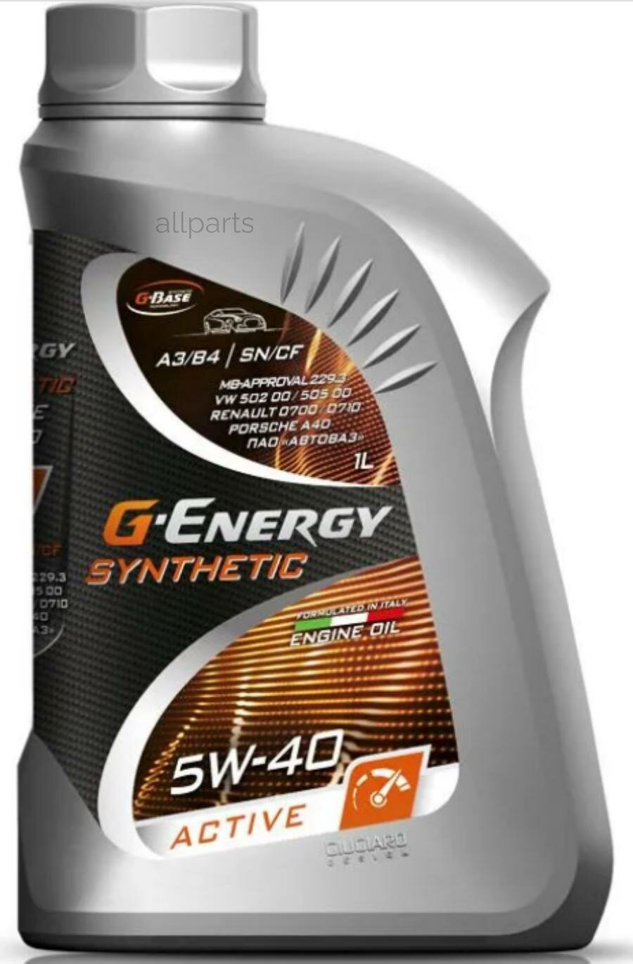 G-ENERGY 253142409 Масло моторное 5W40 G-ENERGY 1л синтет G-Energy SyntheticActive A3/B4 Россия
