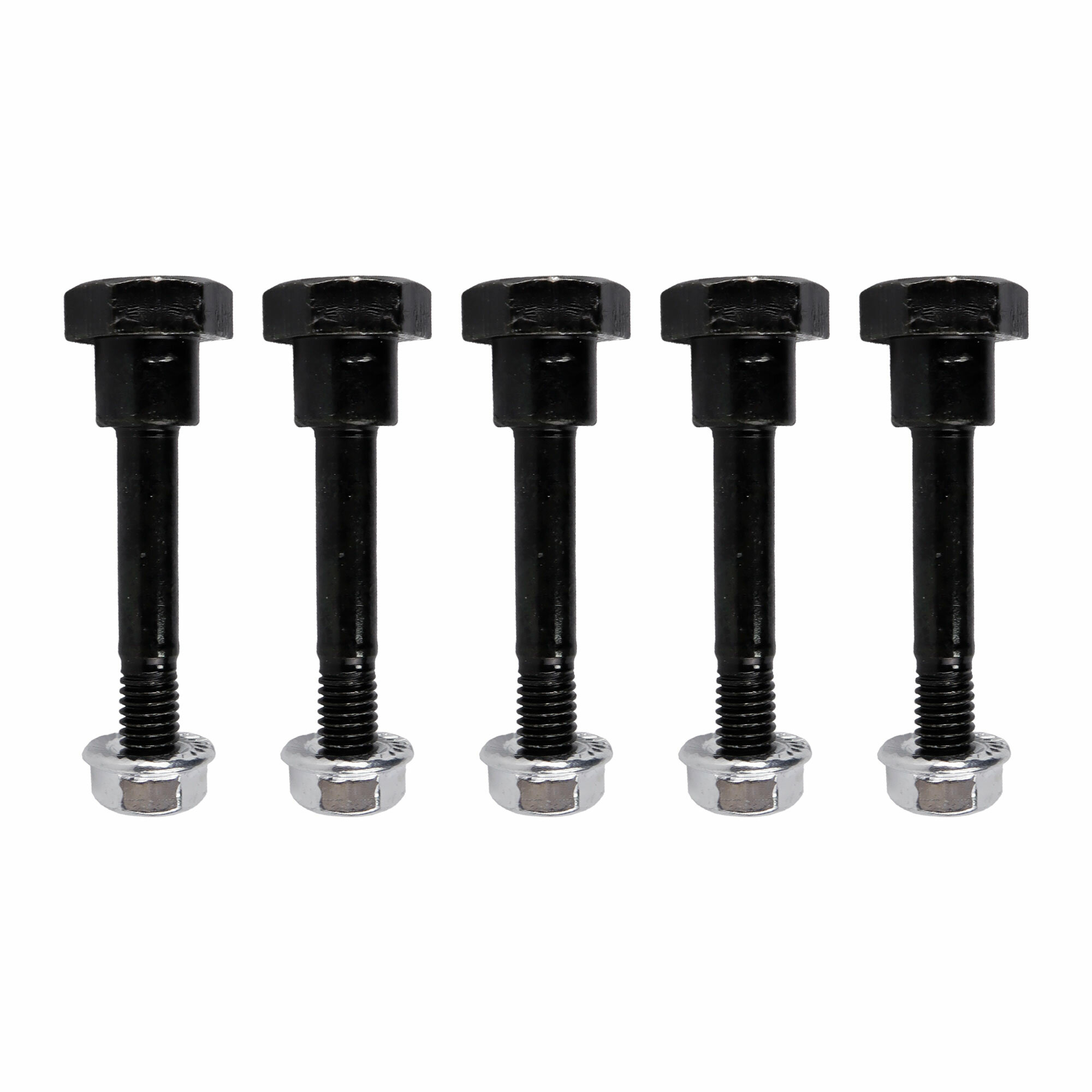 Комплект срезных болтов шнека снегоуборщика Husqvarna и Yamaha с гайкой, диаметр 15 мм, длина 48 мм, 5 шт.