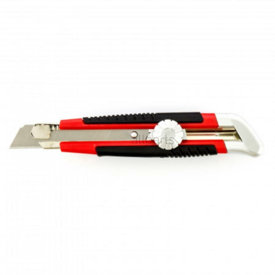 MATRIX 78914 Нож, 18 мм, выдвижное лезвие, металлическая направляющая, винтовой фиксатор лезвия MATRIX 78914