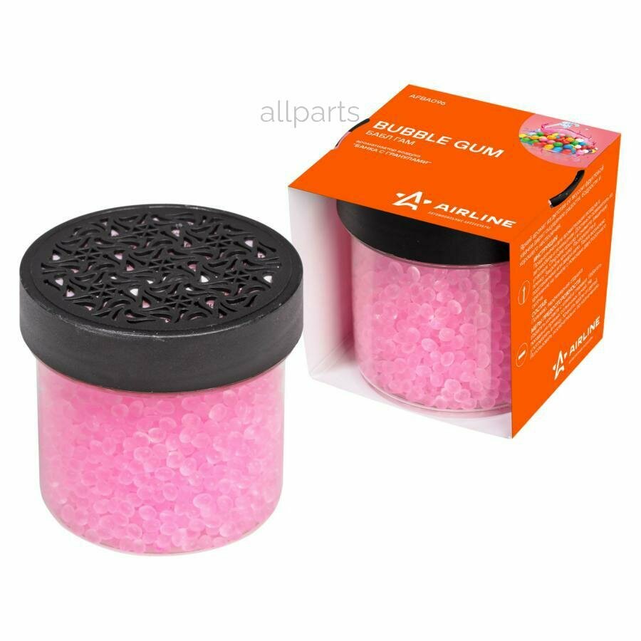 AIRLINE AFBA096 Ароматизатор Банка с гранулами бабл гам