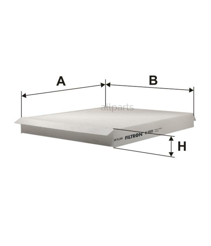 FILTRON K 1055 Фильтр салона OPEL ASTRA G/ZAFIRA (BEHR)
