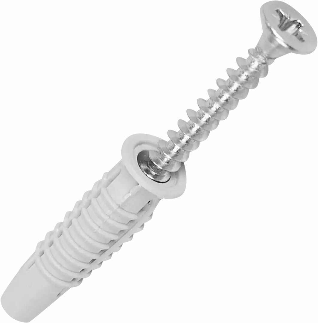 Дюбель потайной Standers PDU N 6х30 мм, с шурупом 4х35 мм, нейлон, 200 шт.