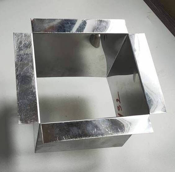 Рамка 140x130 -125мм для печной дверки ДПУ-1 из нерж. стали 0.5мм