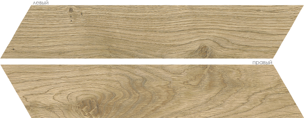 Oset Керамогранит ELEGANCE NATURE CHEV лев+прав мат, 8x40, арт. 78800742 (цена за 0.96 м2)