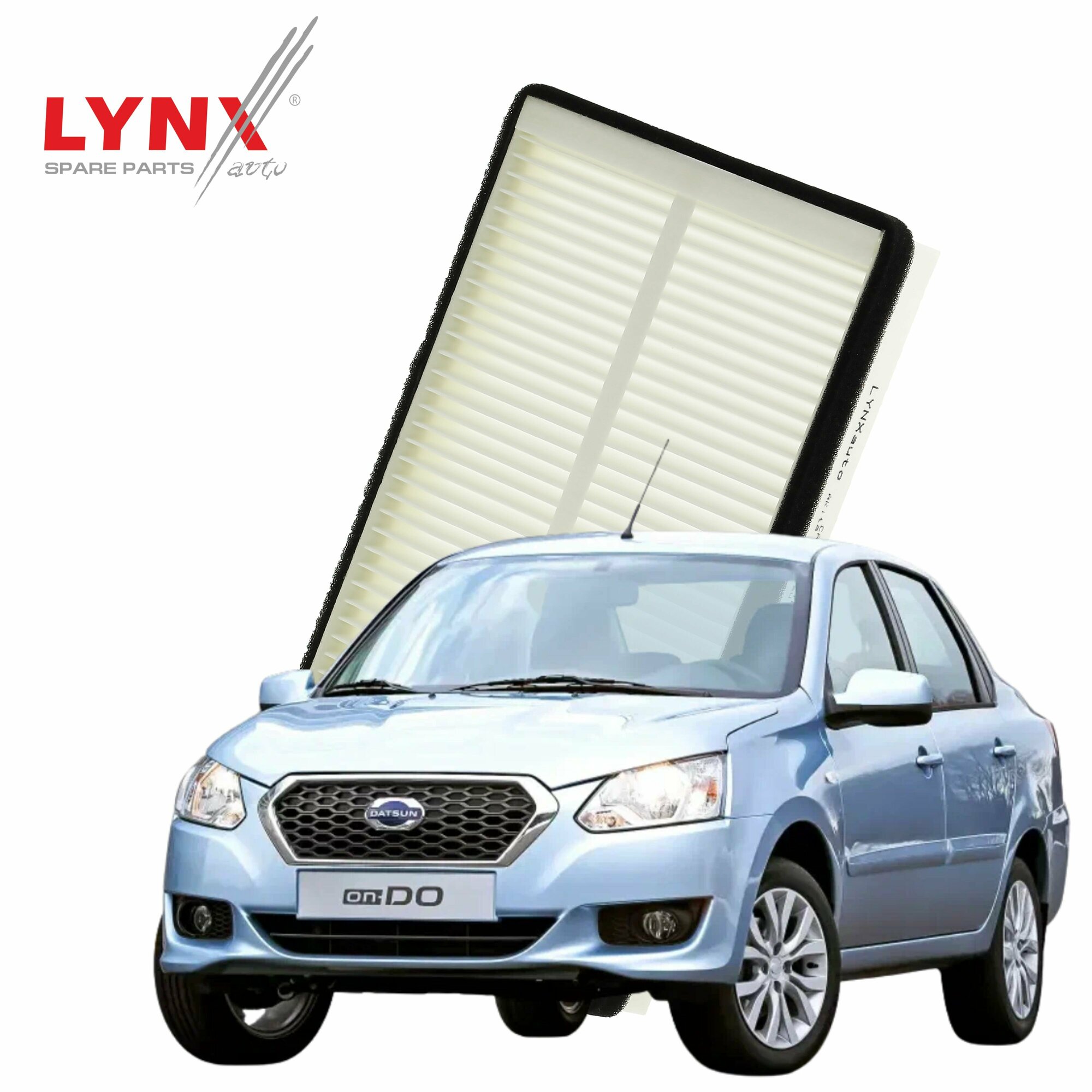 Фильтр салонный Datsun on-DO (1) / Датсун он-До 1995 1996 1997 1998 1999 2000 2001 2002 / 1шт LYNXauto
