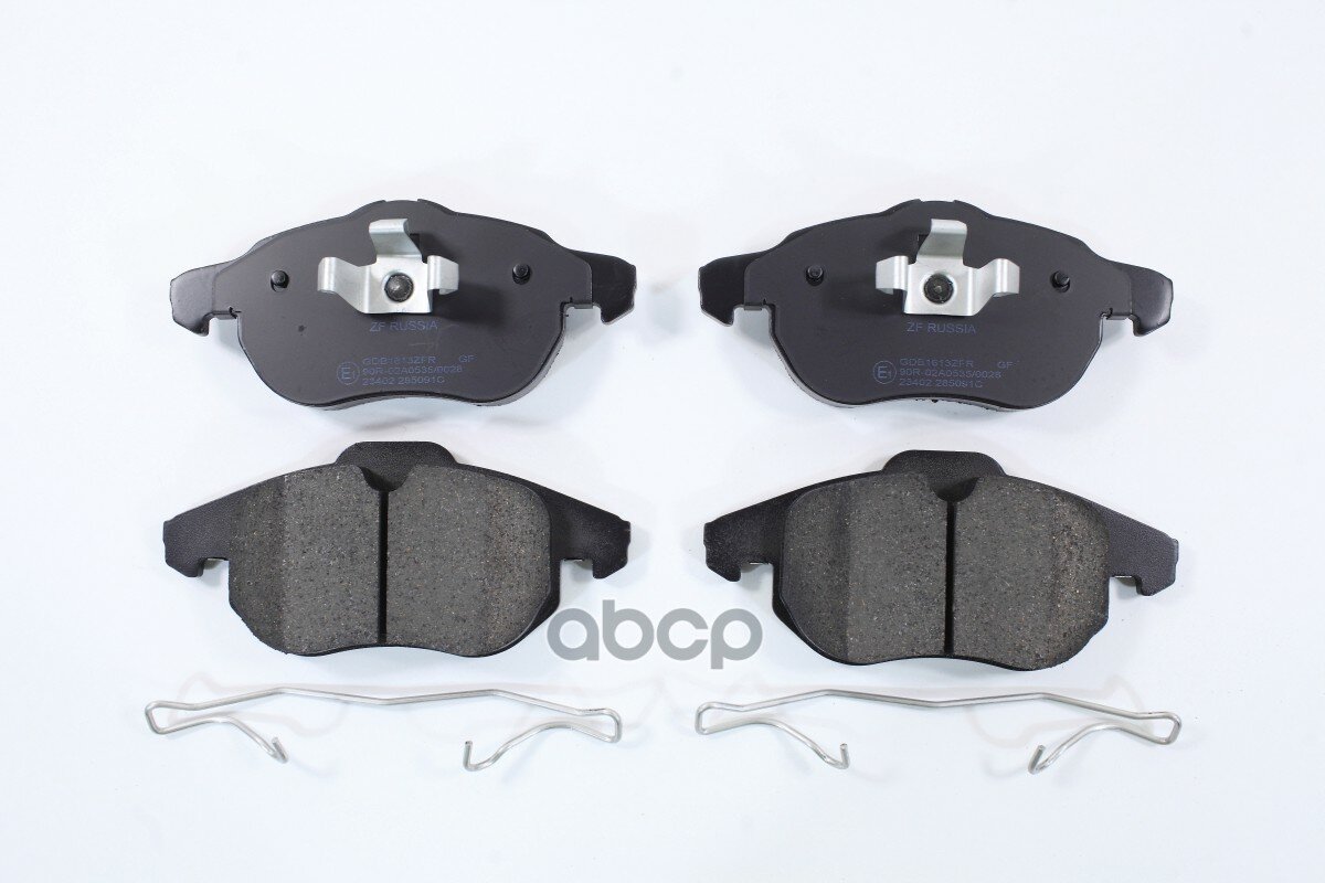 К-т дисков. тормоз. колодок ZF Russia арт. GDB1613ZFR