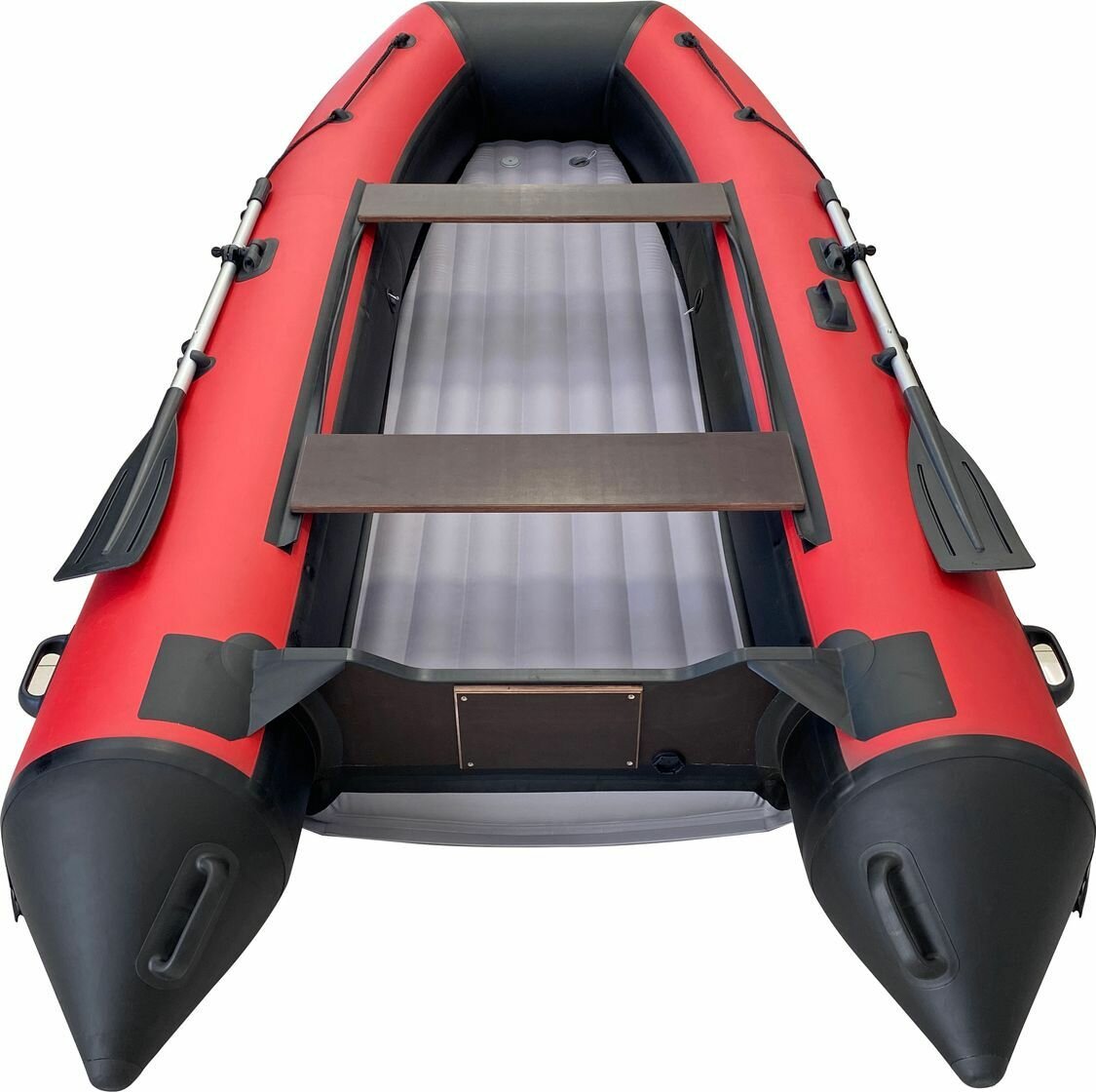 Лодка ПВХ RiverBoats RB-350 (НДНД) черно-красный