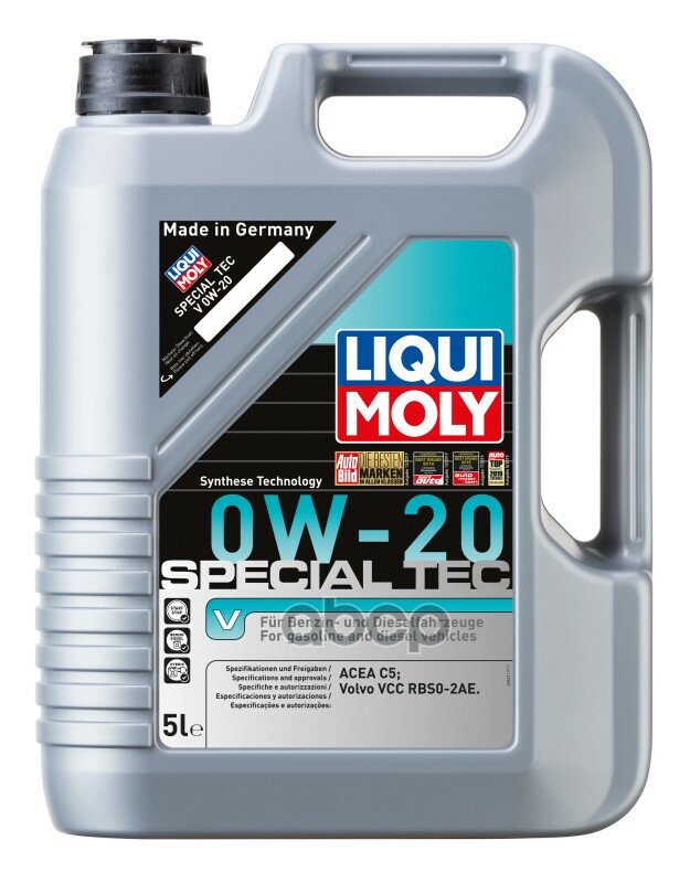 LIQUI MOLY Масло моторное синт Special Tec V 0W-20 SN C5 (5л) 20632
