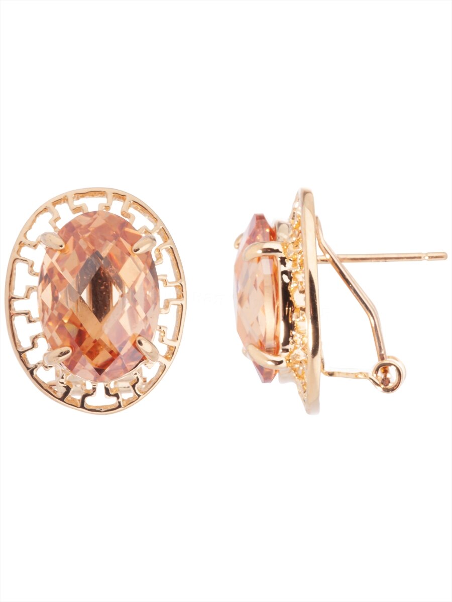 Серьги, фианит