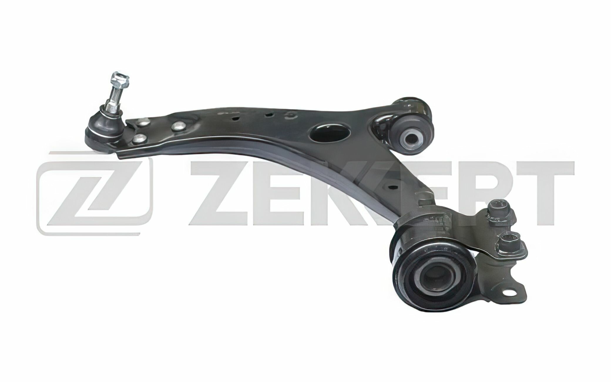 Рычаг подвески попереч. перед. ниж. лев. Ford Focus II 04- Focus C-MAX 03- Volvo S40 II 04- V50 0 Zekkert арт. ql-3149