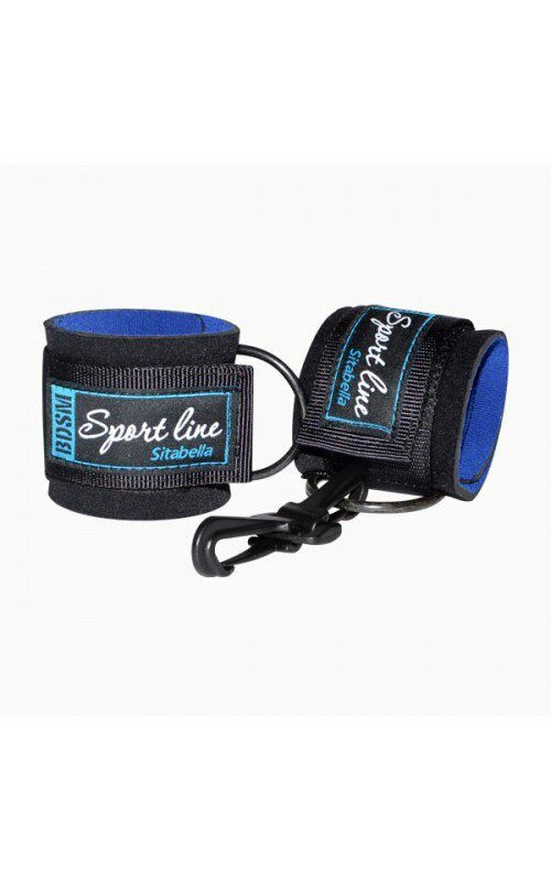 Наручники СК-Визит Sitabella, на липучках, неопрен/спандекс, чёрный