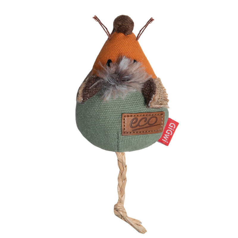 Игрушка для кошек Мышка со звуковым чипом 9/14см бренд Gigwi