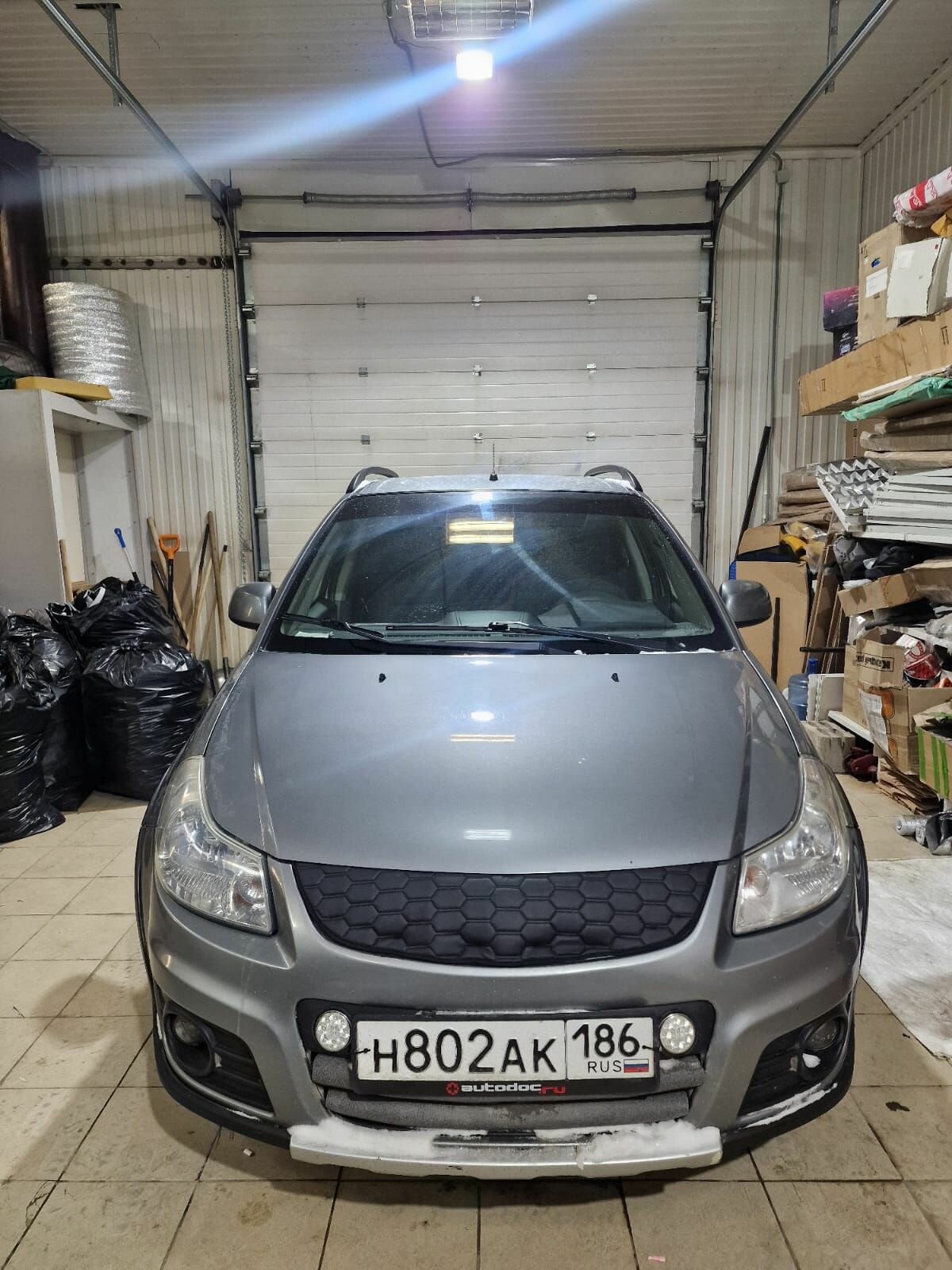 Утеплитель радиатора и бампера для Suzuki SX4 2009 - 2014 I Рестайлинг