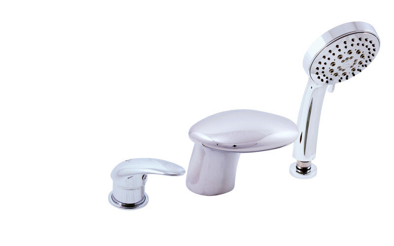 D471.5Y DUNAJ смеситель каскадный на 3 отверстия RAV Slezak