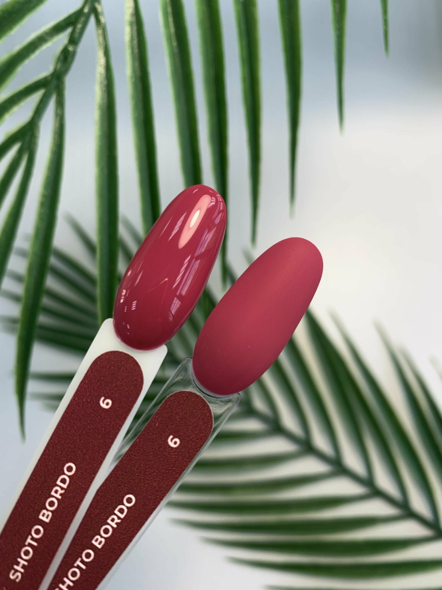 Shoto bordo gel color. Гель лак для ногтей для маникюра и педикюра. Оттенок 6.