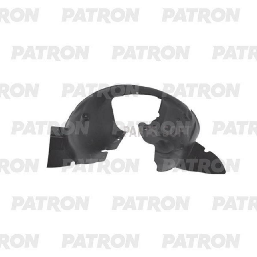 Подкрылок Передн лев, задняя часть PEUGEOT 206 2001-2003 PATRON арт. P72-2207BL